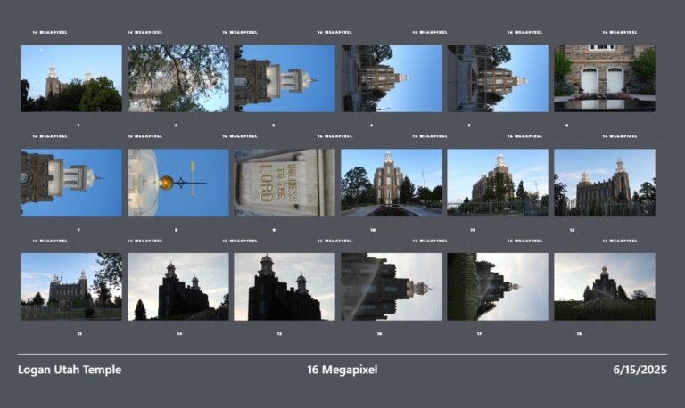 Logan Utah Temple – 2025 06 15 – 3D Latter-day Temples